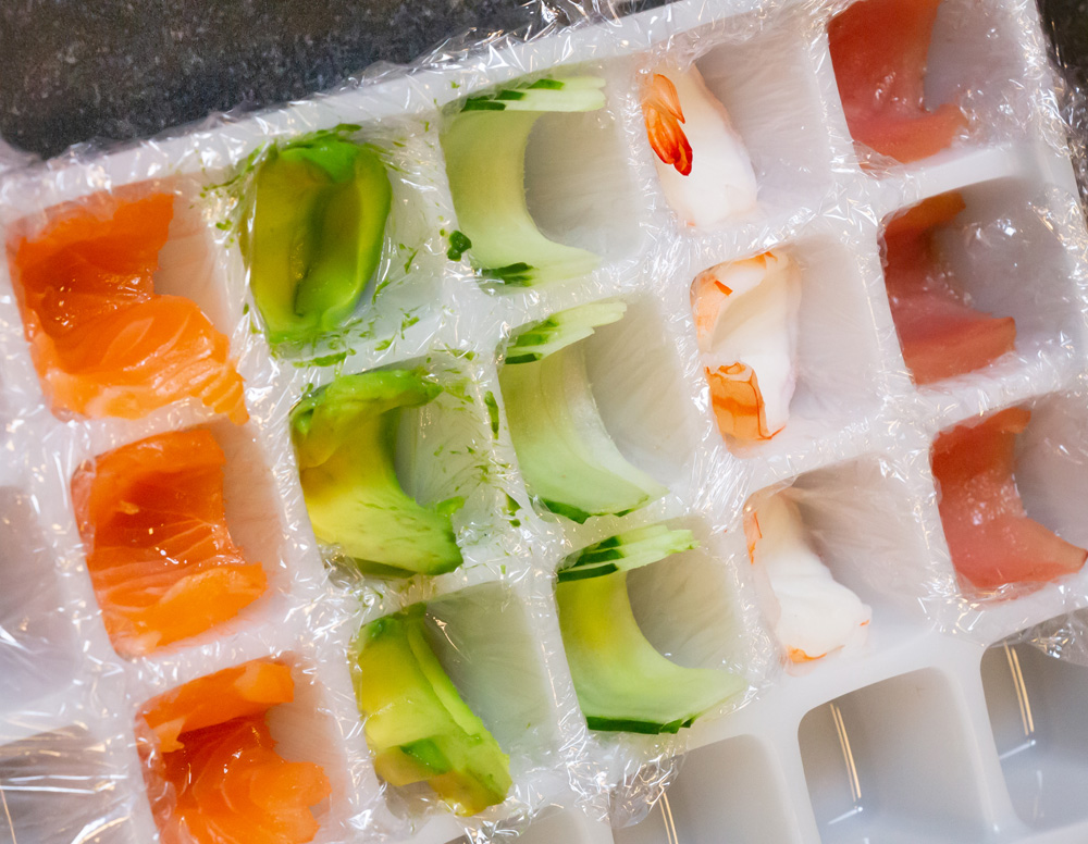 Ice-tray sushi - Miele